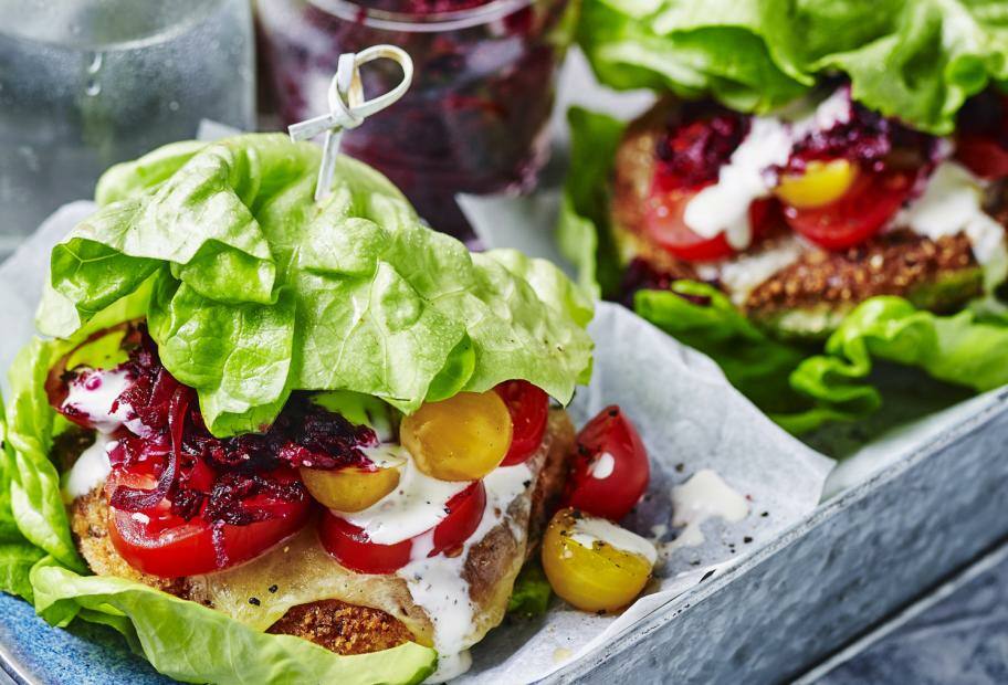 Low Carb Veggie-Burger mit Blumenkohl | Lowcarb.de